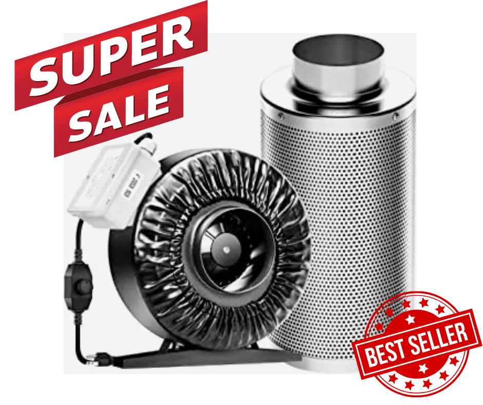 12" Inline Fan and Air Carbon Filter Combo – Hometown Hydroponics Est.2005
